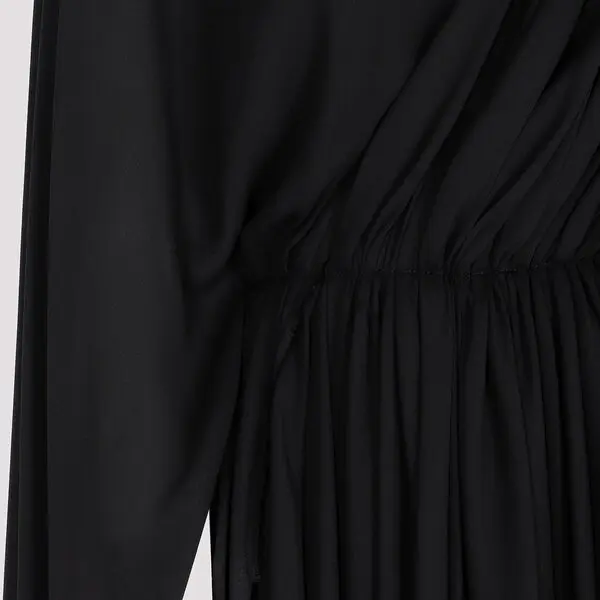 Balenciaga Polyester Draped Dress