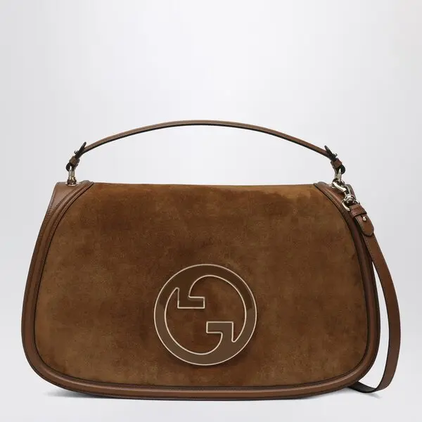 Gucci Large Blondie Handbag - Brown