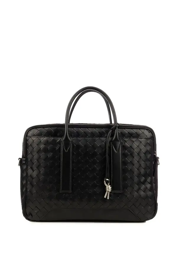 Bottega Veneta Woven Briefcase - Multicolor