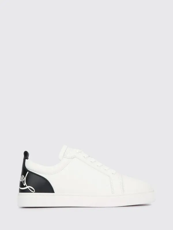 CHRISTIAN LOUBOUTIN Calf Leather Sneakers - White