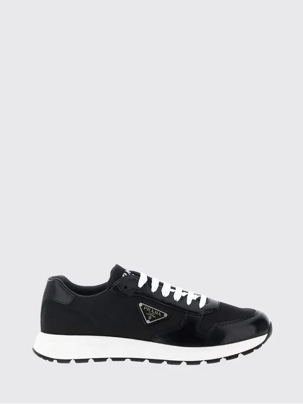 Prada Calf Leather Sneakers - Multicolor
