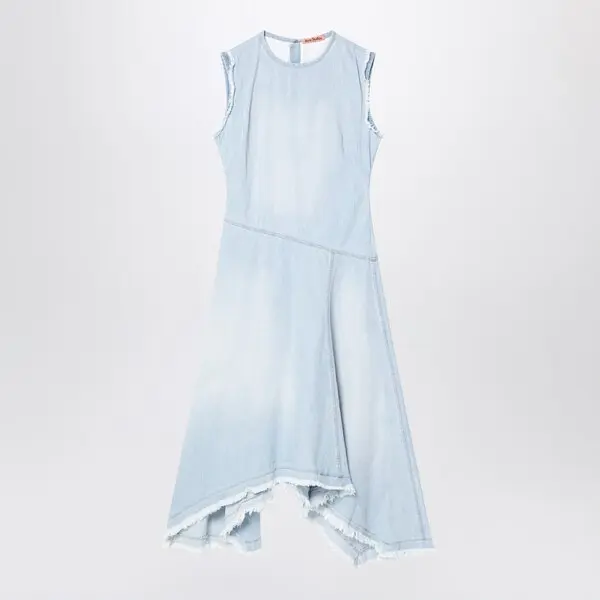 Acne Studios Asymmetric Denim Dress - Blue