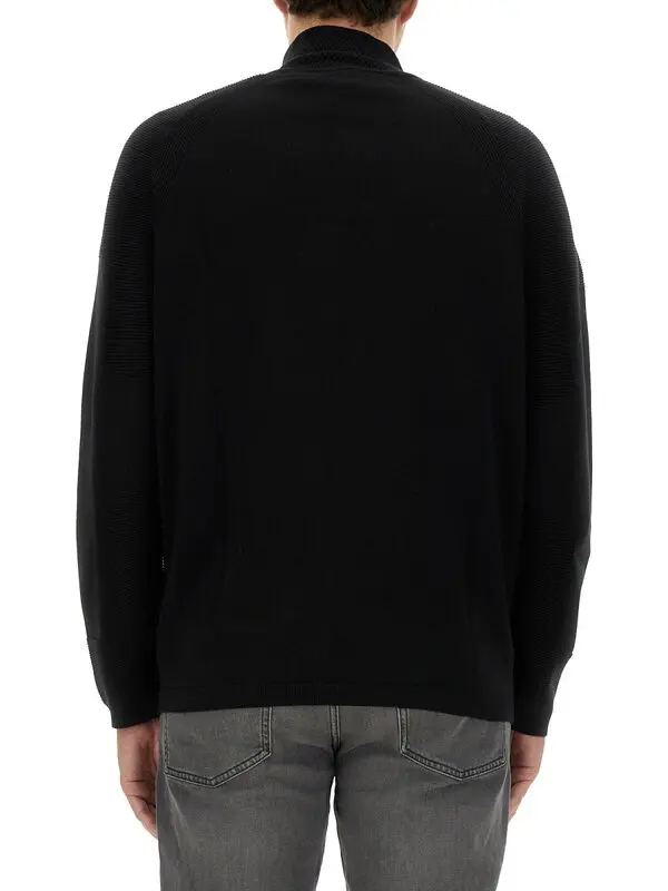 BOSS Sweatshirt With Logo - Black