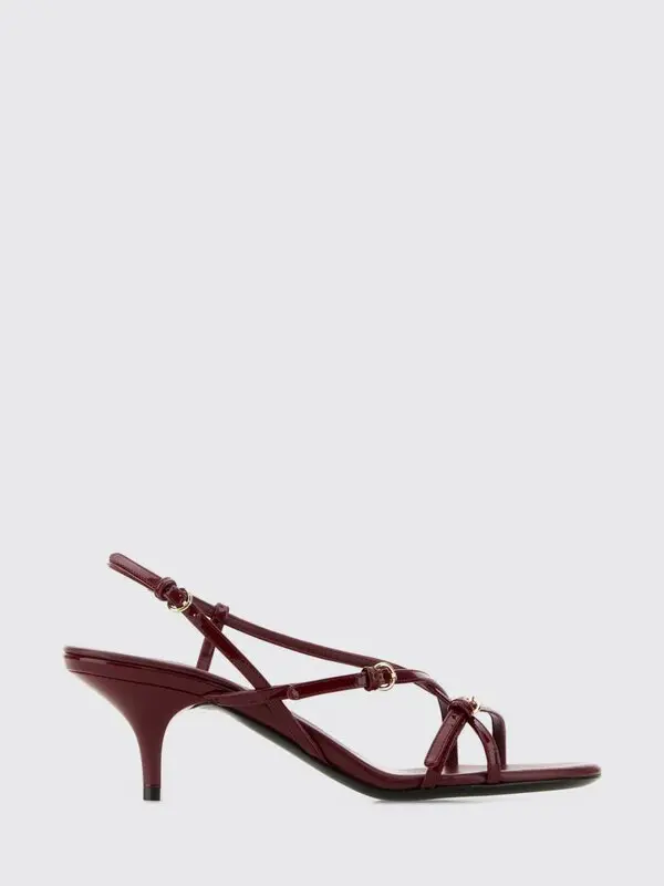 Miu Miu Crimson Heeled Sandal - Multicolor
