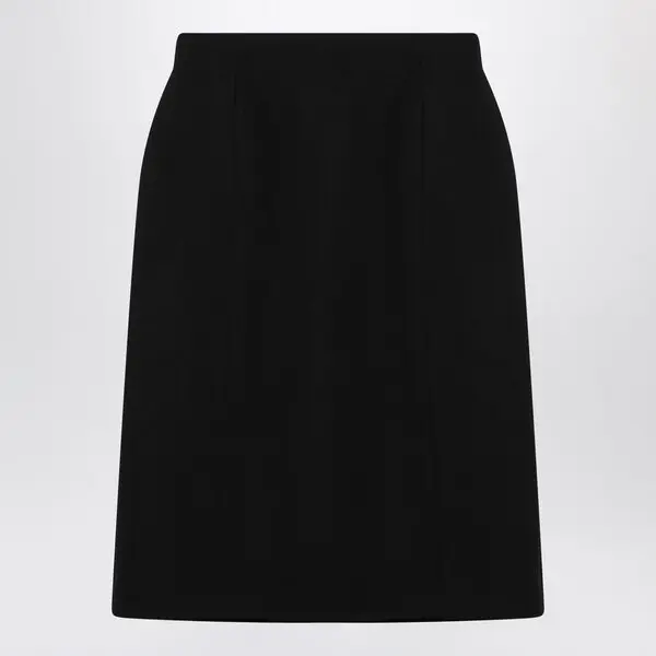 Balenciaga Hourglass Midi Skirt - Black