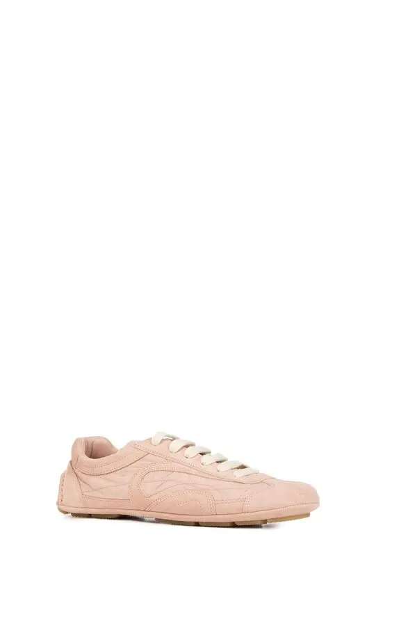 Prada Quilted Sneakers With Lace Up Fastening - Multicolor