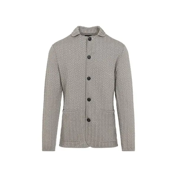 Giorgio Armani Beige Viscose Blend Blazer