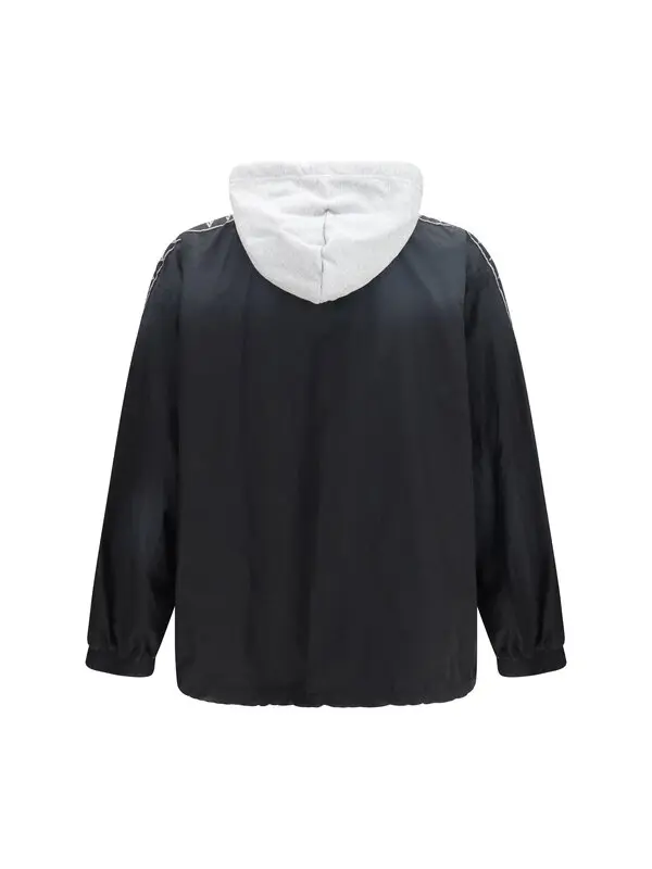 Balenciaga Oversized Sporty Jacket With Logo Detail