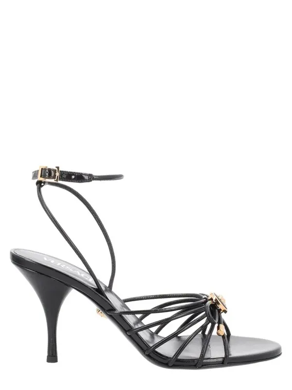 Versace Opera Bow Sandals - Black