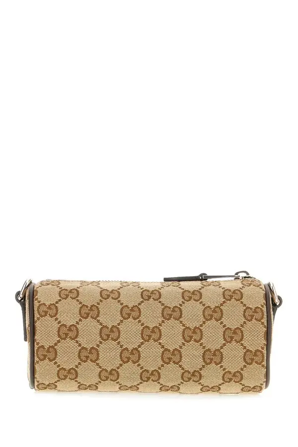 Gucci Monogram Canvas Cylinder Bag