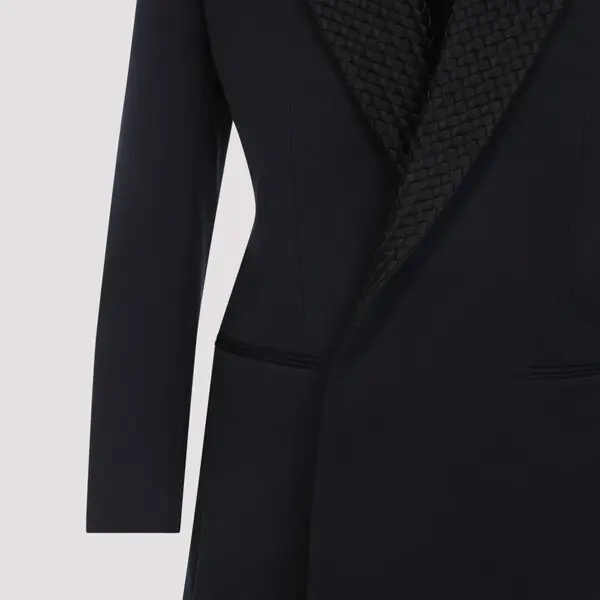 Bottega Veneta Intrecciato Collar Tuxedo Jacket