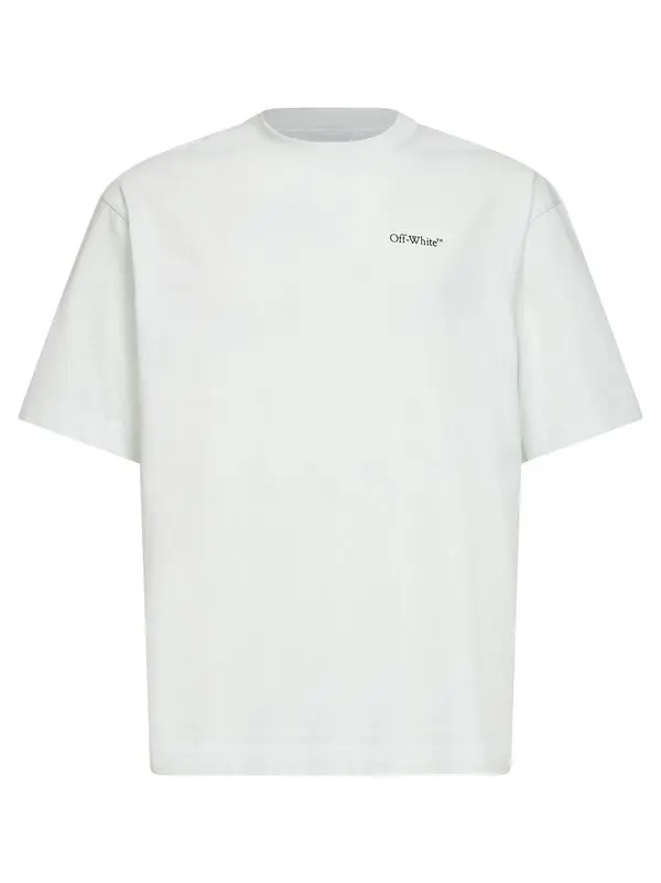 Off-White Bluewash Jersey Half Arrow Skate T-shirt - Multicolor