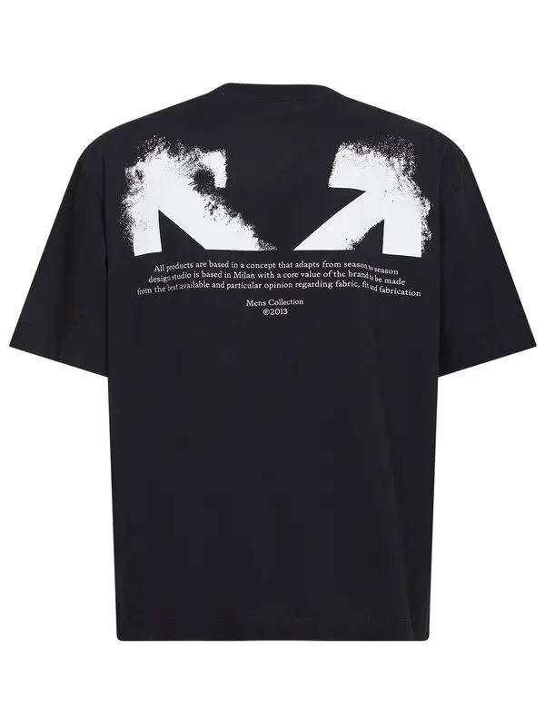 Off-White Black Jersey Half Arrow Skate T-shirt - Multicolor