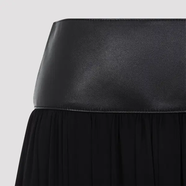 Alaïa Belt Midi Skirt