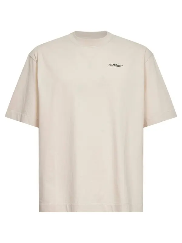 Off-White Pumice Stone Jersey Half Arrow Skate T-shirt - Multicolor