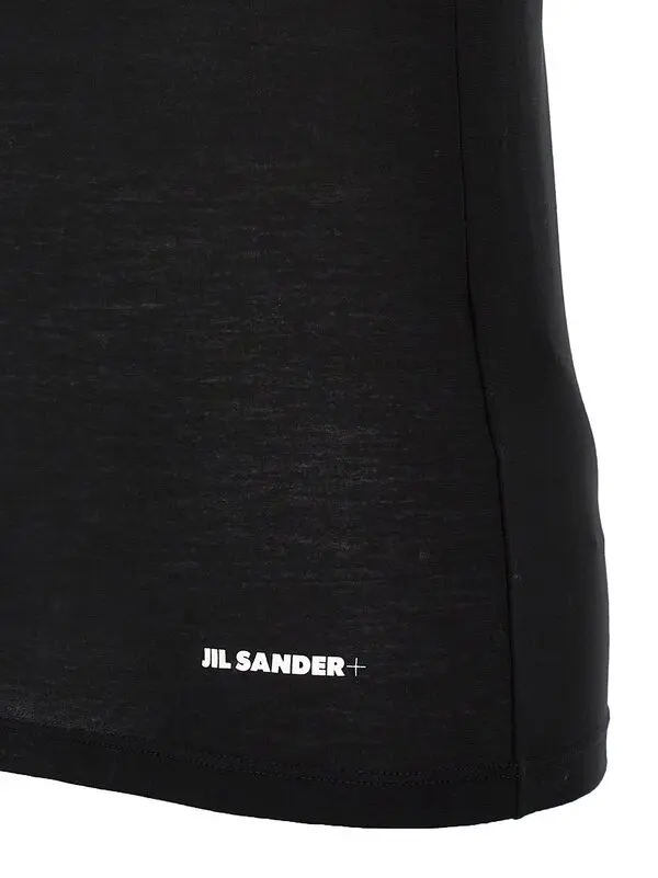 JIL SANDER Logo Cotton Top