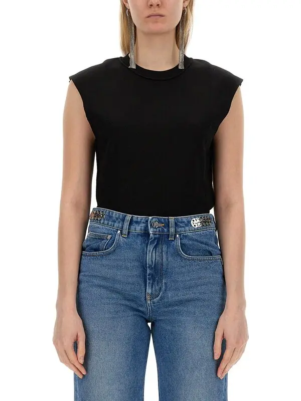 Rabanne Cotton T-shirt - Black