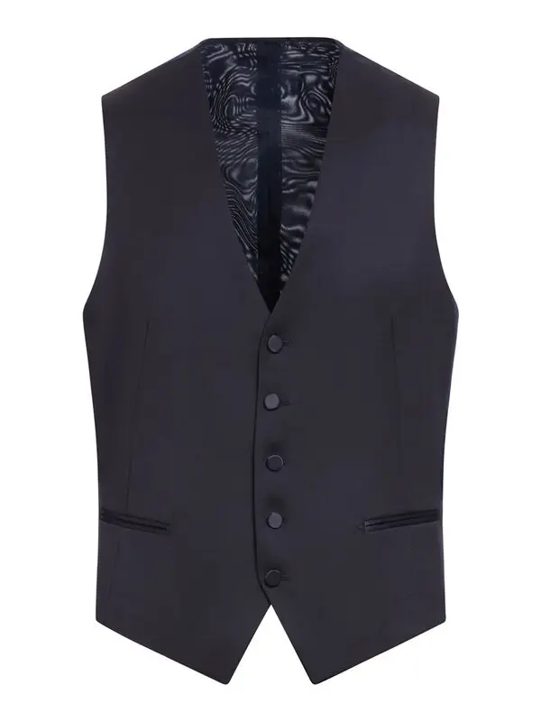 Tagliatore Tailored Single-breasted Wool Suit - Blue