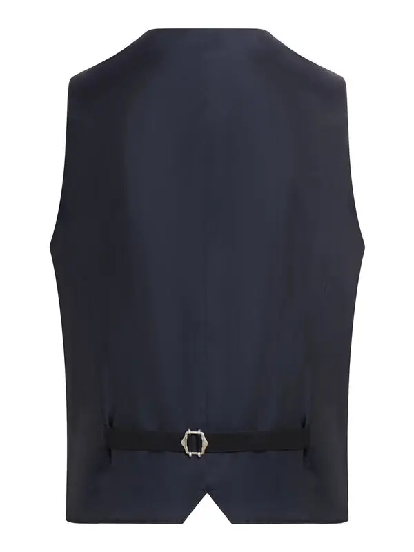 Tagliatore Tailored Single-breasted Wool Suit - Blue