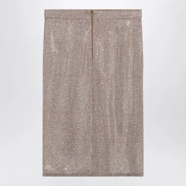 Giuseppe Di Morabito Midi Skirt With All-over Rhinestones