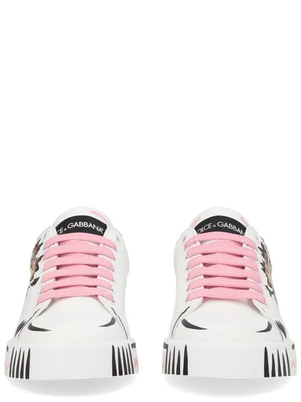 Dolce & Gabbana Portofino Sneakers - Pink