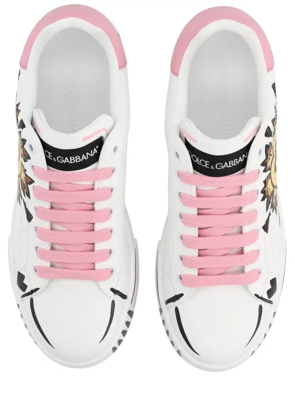 Dolce & Gabbana Portofino Sneakers - Pink
