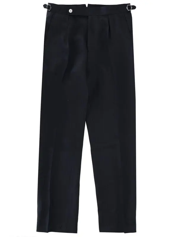 BOSS Tailored Linen Pleated Trousers