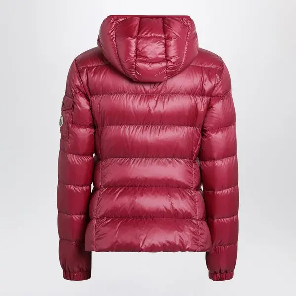 Moncler Hooded Short Padded Jacket - Red