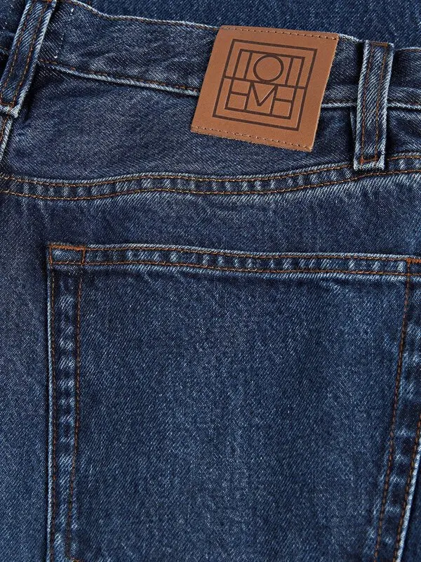 TOTEME Classic Cut Denim Jeans - Blue