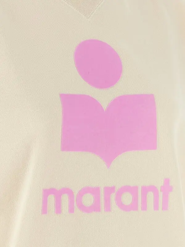 Isabel Marant Étoile Mobyli' Logo Sweatshirt - Cream