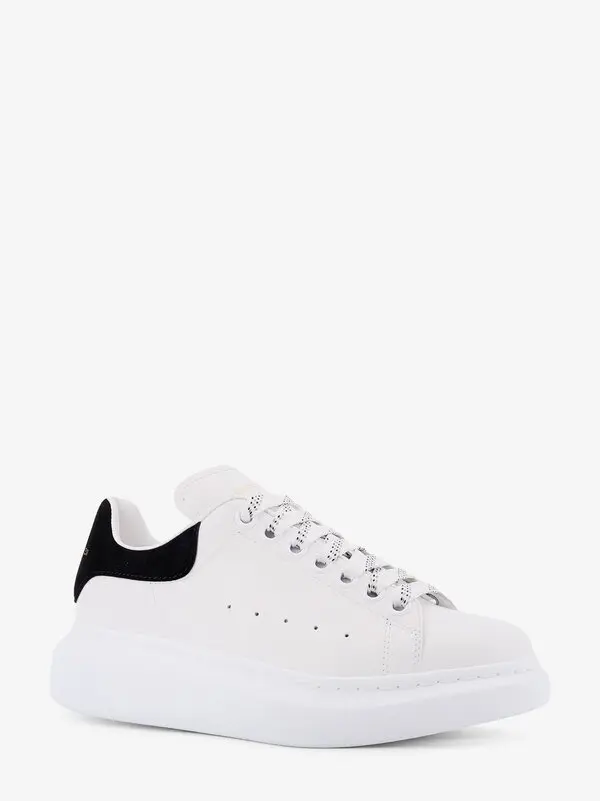 Alexander McQueen Oversized Leather Sneakers With Suede Detail - Multicolor