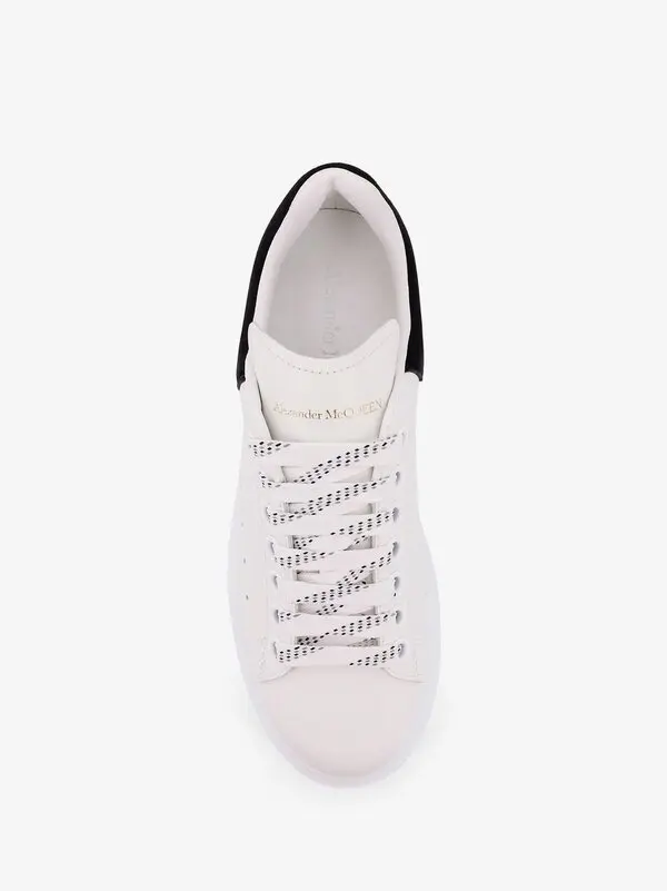 Alexander McQueen Oversized Leather Sneakers With Suede Detail - Multicolor