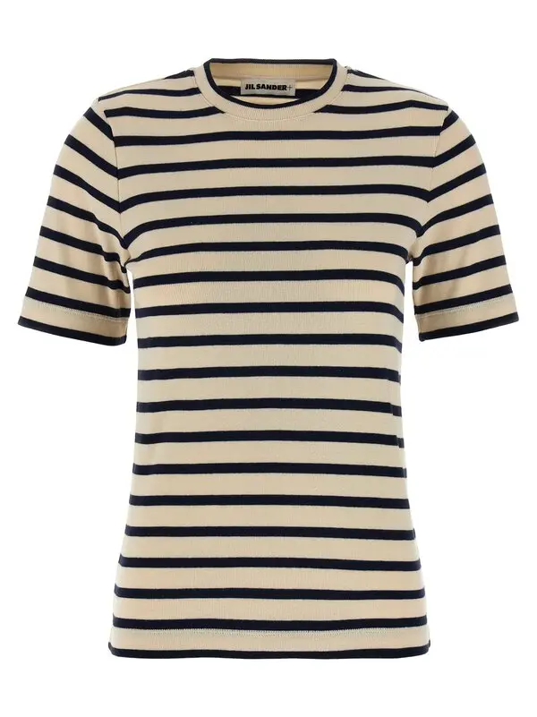 JIL SANDER Striped T-shirt - Multicolor