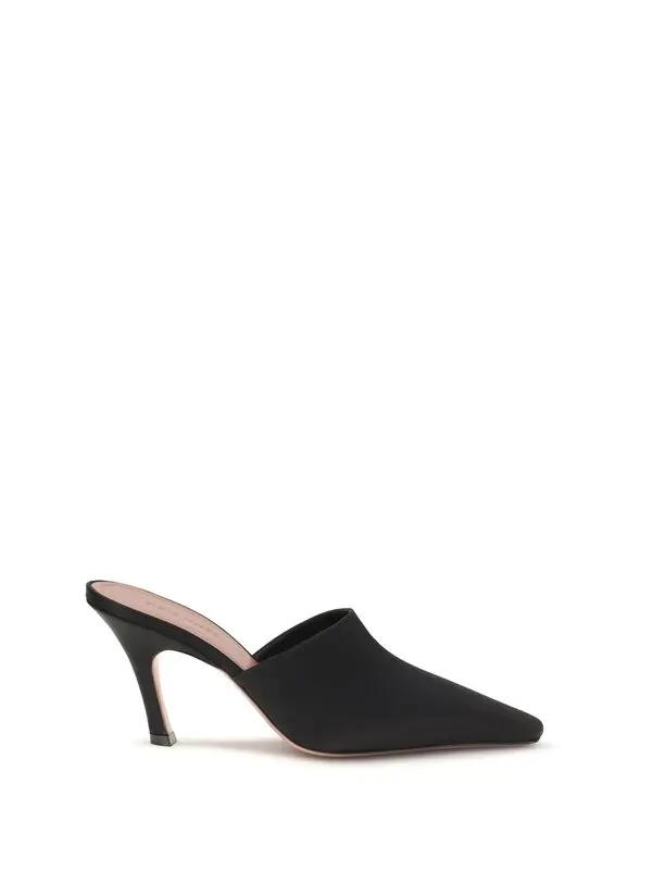 Amina Muaddi Jamie Mules Sandals - Black
