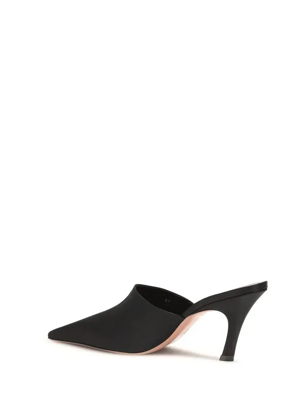 Amina Muaddi Jamie Mules Sandals - Black
