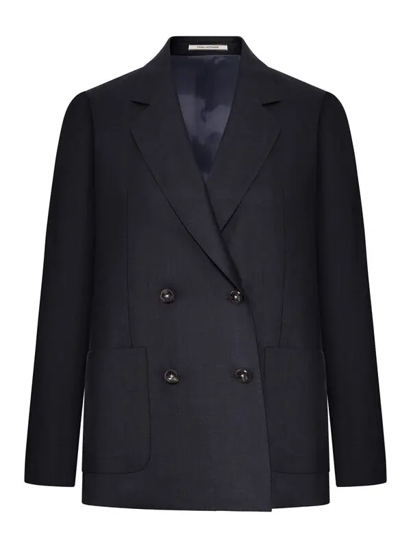 Tagliatore Paris Double-breasted Tailored Blazer - Blue