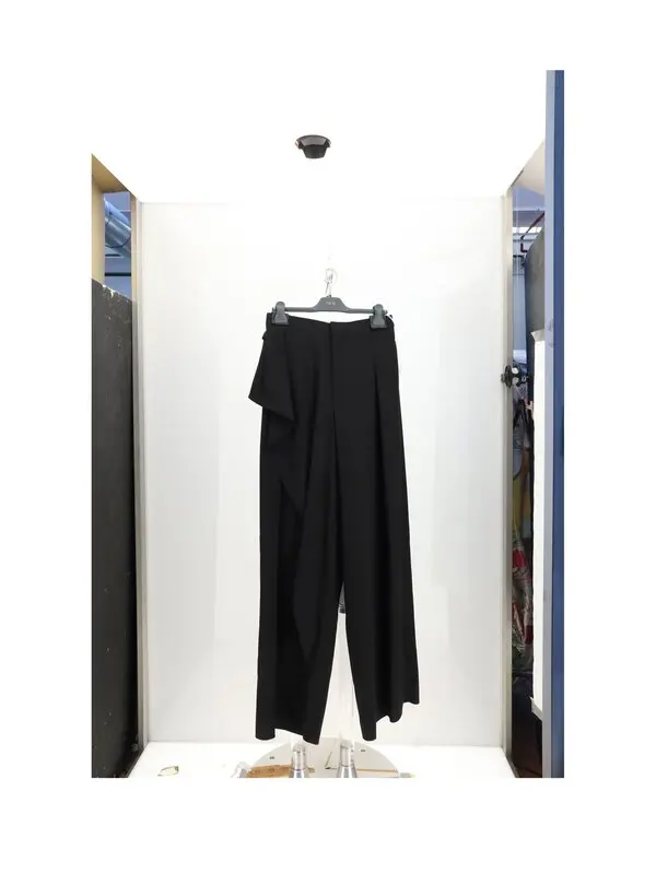 Dior Ruffle Pants - Black