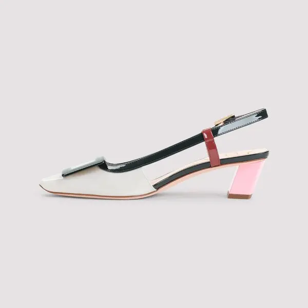 ROGER VIVIER Bv Lacquered Buckle 45 Pumps