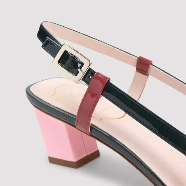 ROGER VIVIER Bv Lacquered Buckle 45 Pumps