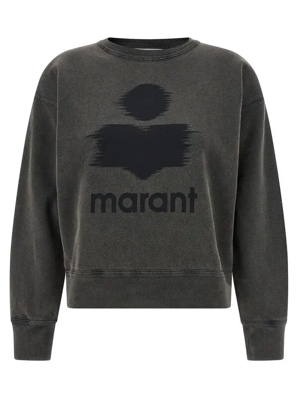 Isabel Marant Étoile Mobyli' Logo Sweatshirt - Gray