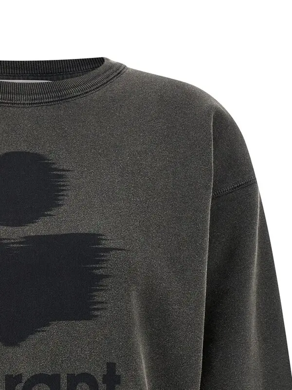 Isabel Marant Étoile Mobyli' Logo Sweatshirt - Gray