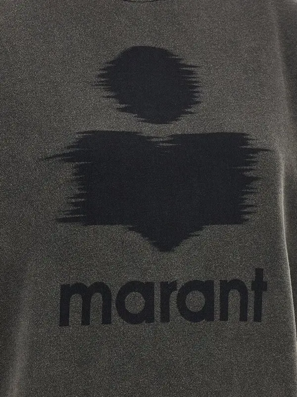 Isabel Marant Étoile Mobyli' Logo Sweatshirt - Gray