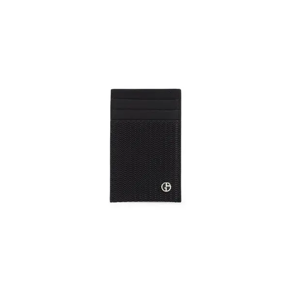 Giorgio Armani Credit Card Holder - Black