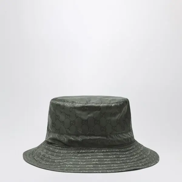 Gucci Reversible Gg Monogrammed Nylon Bucket Hat - Green