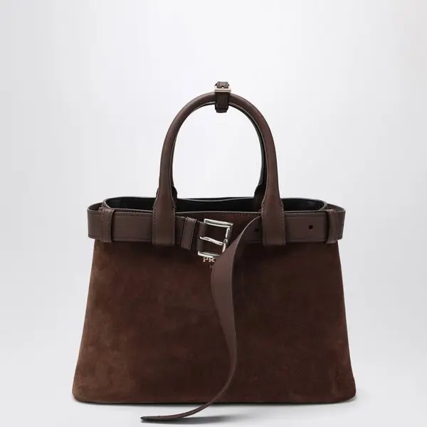 Prada Medium Suede Buckle Bag