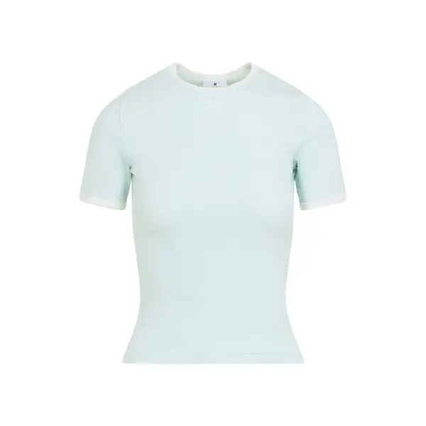 COURREGES Signature T-shirt - Blue