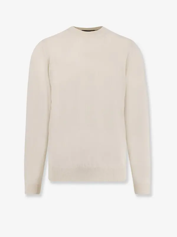 BOSS Wool, Silk, And Cashmere Crew Neck Sweater - Multicolor