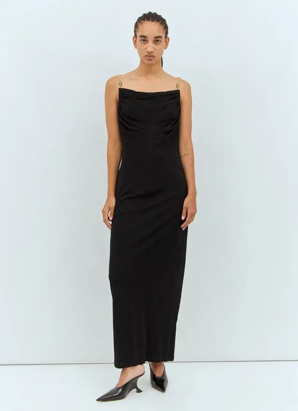 Bottega Veneta Viscose Jersey Maxi Dress - Black