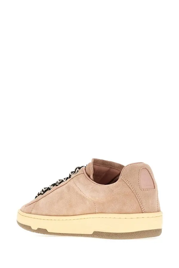 LANVIN Suede Sneakers With Chain Detailing