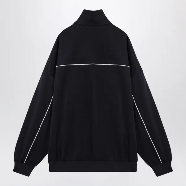 Gucci Navy Sweatshirt In Technical Jersey